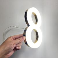 China Windproof 3D Acrylic Front Lit Sign Board 50000 Hours Lifetime for sale