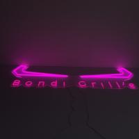 China Outdoor Pink Shop Grill Neon Sign Personalize Business Advertising for sale