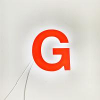 China Front Lit 3D Letter Sign Board Full Body Lighting for sale