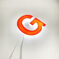 China Front Lit 3D Letter Sign Board Full Body Lighting for sale