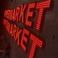 China Punched Hole Light Up Led Channel Letters Outdoor Giant Waterproof IP67 for sale