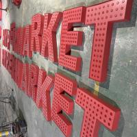 China Punched Hole Light Up Led Channel Letters Outdoor Giant Waterproof IP67 for sale