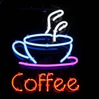 China Restaurant Coffee Neon Letter Sign 30-240cm Personalized for sale