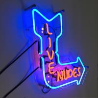 China Live Nudes Acrylic Neon Sign Outdoor Advertising 60x45cm Wall Mount for sale