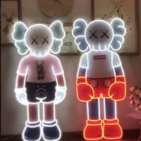 China Fashion Design KAWS Custom Neon Sign Light 175mm 190mm for sale