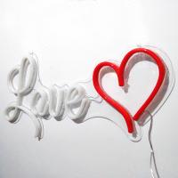 China UL Custom Neon Wedding Sign Love Neon Channel Letters For Wall for sale