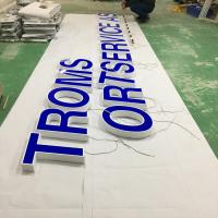 China Shop Storefront Logo Channel Letter Sign Custom PMS Colors for sale