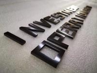 China Hotel Silver Fabricated Stainless Steel Letters Flat Cut 20-200mm Thickness for sale
