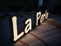 China Fabricated Metal Channel Letter Sign 3D Led Light Box Sign for sale