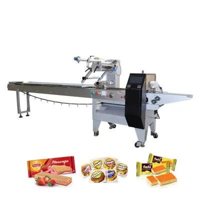 China WZ220 Automatic Cake Hffs Horizontal Flow Wrapping Machine SUS304 for sale