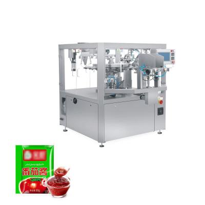 China WG210 Automatic Sauce Doypack Premade Pouch Packing Machine SUS304 Material Configuration PLC System for sale