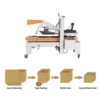 China 20 Meter Per Min Fully Automatic Box Case Erector Machine And Carton Former Machine Factory for sale