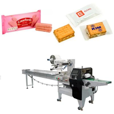 China Automatic Bread Biscuits And Sugar Flow Wrapping Machine Packing Speed ​​1 Minute 150 Bag for sale