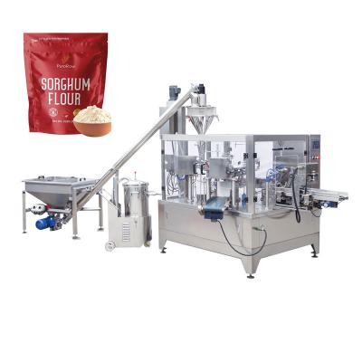China PLC Control Bags Powder Packaging Machine For Paper And Plastic Bags Packaging for sale