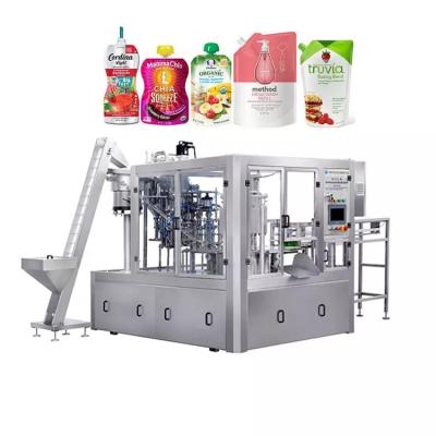 China Spout Bag Linear Picking Filling Sealing Packing Machine for sale