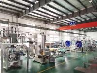 China Continuous Automatic Pouch Packaging Manchine SUS304 Centre Seal Pouch Packing Machine for sale