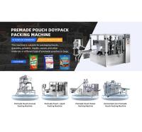 China WG210 Automatic Sauce Doypack Premade Pouch Packing Machine SUS304 Material Configuration PLC System for sale