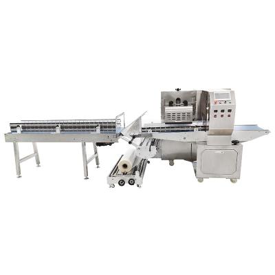 China Electric Flow Wrapping Machine Package Fully Automatic Solution Width 35 To 80 Mm for sale