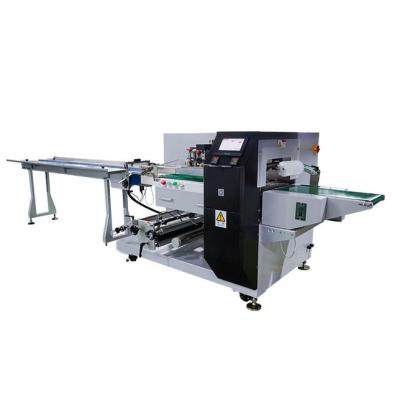 China Flow Wrapping Machine Flexible Packaging Package Height 5-35 Mm For Snack Processing Plant for sale