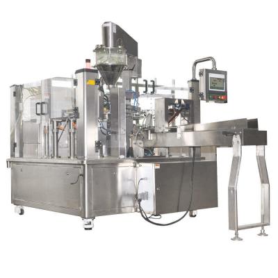 China Food-Grade Stainless Steel Doypack Packaging Machine for 15% Waste Reduction and Freshness-Retaining Premade Pouch Packing for sale