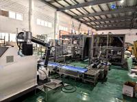 China PLC Controlled Automatic Packaging Line with 35-150 Bags/min Capacity and Integrated Metal Detection for sale