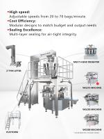 China Automatic Granule Packing Machine Multi-function Doypack Packaging Equipment for sale