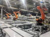 China Industrial Robot Palletizing System Time-Saving and Labor-Saving for Factory Use for sale