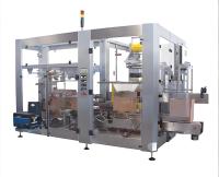 China Fully automated robot case packer for canned food processing plants for sale