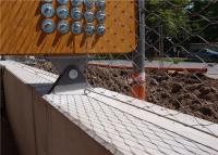 China 7 X 7 Stainless Steel Ferrule Rope Mesh Light X Tend Cable Mesh 80x80mm for sale