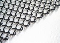 China SS304  Metal Coil Drapery Curtain 1.5mm  Hanging Mesh Fireplace Screens 5x5mm for sale