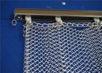 China 1.2mm 5*5mm Decorative Metal Coil Curtain Product for Home Decor for sale