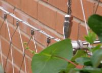 China Aisi304 100*100mm Metal Mesh For Climbing Plants Diamond Hole for sale