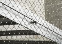 China Ferruled Zoo Aviary Mesh 40x40mm Stainless Steel Rope Mesh Diamond Hole for sale