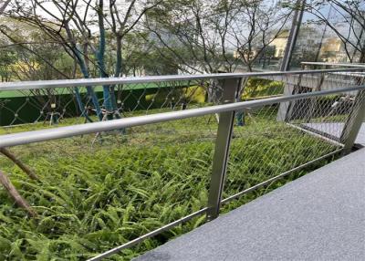 China Ferruled Stainless Steel Wire Rope Mesh 2.0mm Architectural Cable Mesh for sale