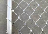 China Outdoor SS304 Balustrade Wire Mesh 4.0mm Stainless Rope Mesh Easy Installation for sale