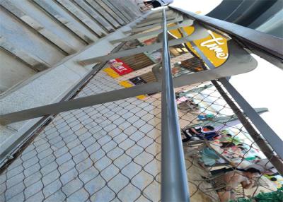 China Aisi304 Ss Cable Mesh 3.2mm Flexible Woven Wire Mesh For Stairs And Balcony for sale