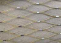 China Anti Falling 1*2m Stainless Steel Wire Rope Mesh SUS304 For Shopping Market for sale