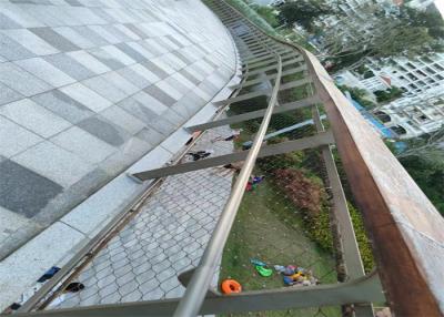 China Flexibility 50*50mm Stainless Steel Wire Rope Mesh For Guardrails Non Rust for sale