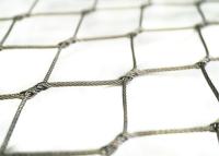 China Pliability 7x7 Stainless Steel Aviary Mesh SUS316 Stainless Steel Cable Net for sale