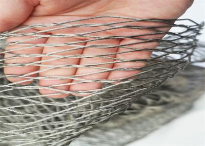 China AISI304 Stainless Steel Rope Mesh 30x30mm Zoo Wire Mesh Flexibility for sale