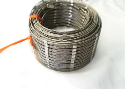 China Custom 1/8 Inch Stainless Steel Ferrule Rope Mesh For Railing Balustrade for sale