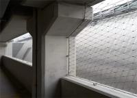 China Aisi316 40x40mm Stainless Steel Wire Rope Mesh Safety Nets For Bridge for sale