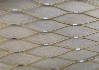 China Anti Falling Ss316 Stainless Steel Wire Rope Mesh Net 3.0mm Ferruled Type for sale