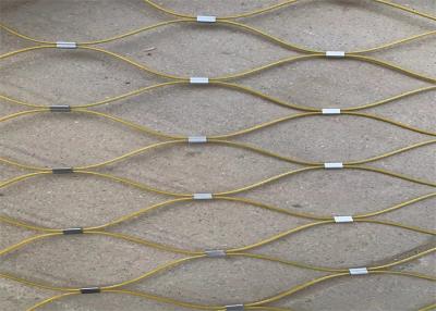 China Anti Falling Ss316 Stainless Steel Wire Rope Mesh Net 3.0mm Ferruled Type for sale