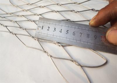 China 25x25mm Stainless Steel Ferrule Rope Mesh for sale