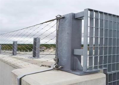 China Decorative Ferrule Type Balustrade Cable Mesh Polished 60x60mm Long Lifespan for sale