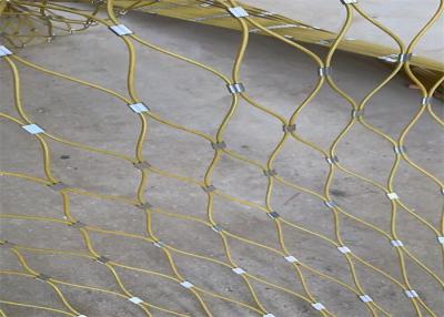 China 3.0mm Architectural Metal Cable Mesh SS316 Flexible Stainless Steel Net Mesh for sale