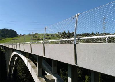 China SS316 Staircase Railing Balustrade Safety Netting 60x60mm Ss Wire Netting for sale