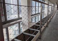 China Woven Balcony Railing Stainless Steel Cable Mesh Netting 200x200mm for sale