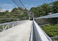 China Commercial Guard Rails System Wire Rope Netting 60*60mm Strong Safety for sale